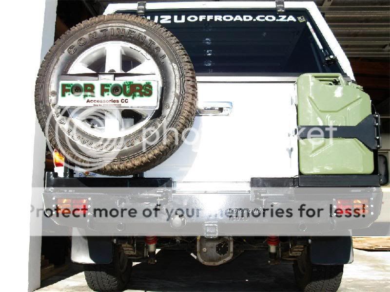 My D-Max's new rear bumper.