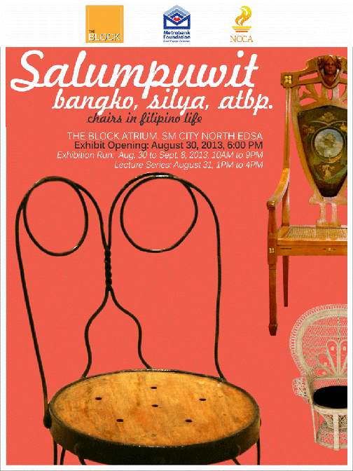 Salumpuwit,Bangko , Silya atbp… Exhibit | Collectors Connection